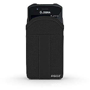 Agoz Zebra TC51 TC56 Scanner Holster, Rugged Carrying Case Pouch for Zebra TC51 TC52 TC56 TC57 TC20 TC21 TC25 TC26 MC40 MC45 Handheld Barcode Touch Mobile Computer,Cover with Metal Clip & Belt Loops