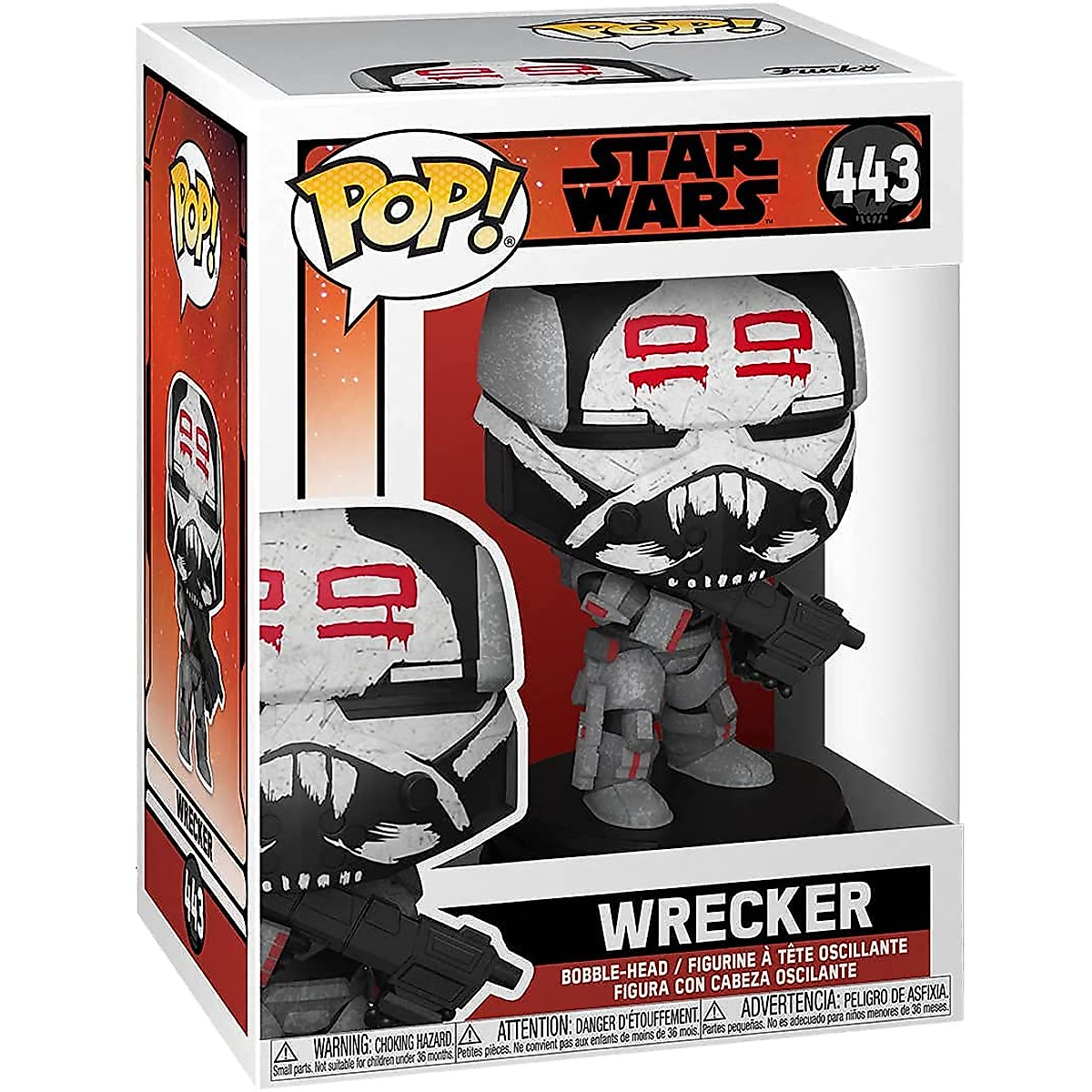 POP Star Wars: Bad Batch - Wrecker Funko Pop! Vinyl Figure (Bundled with Compatible Pop Box Protector Case) 3.75 inches
