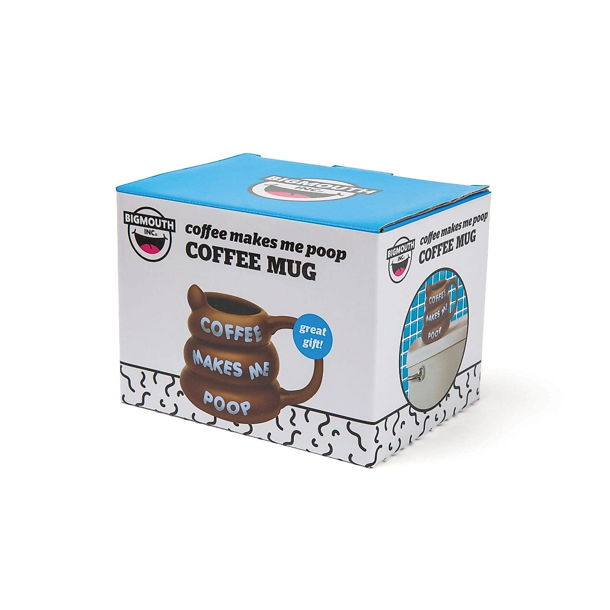 BigMouth BMMU-0024 "Coffee Makes Me Poop" Coffee Mug, 14 ounces