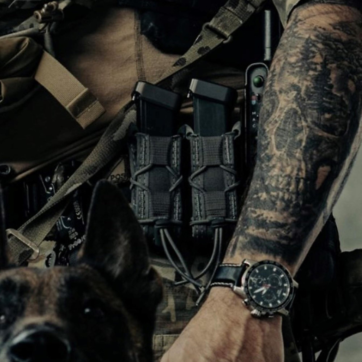 High Speed Gear® - Pistol Taco® MOLLE Mag Pouch, Police Gear & Military Gear, Tactical Magazine Pouch for Professionals (Black)