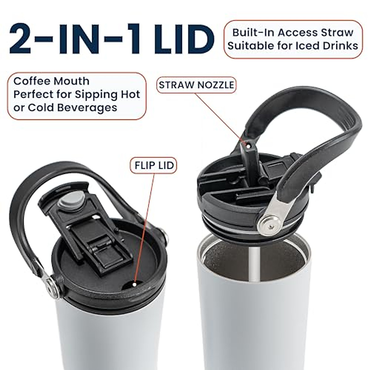 Cipustar Just A Girl Who Loves Books Personalized 30oz Tumbler With Handle, Daughter Gift For Birthday, Book Lover Gifts