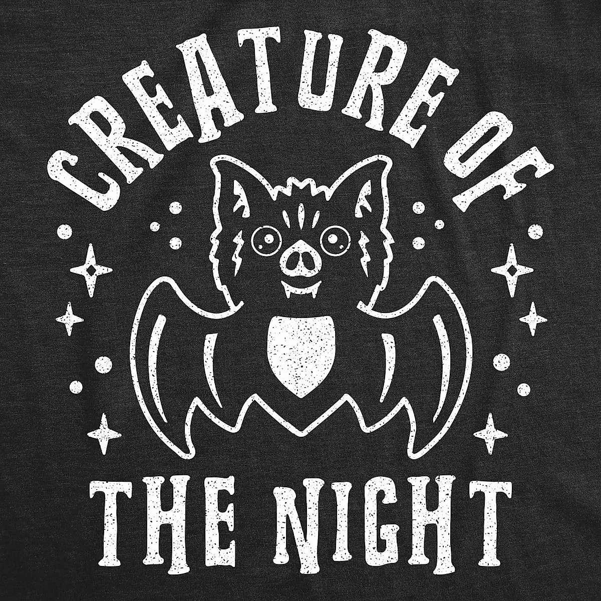 Creature of The Night Baby Bodysuit Funny Cute Halloween Bat Graphic Jumper for Infants Funny Baby Onesies Halloween Onesie for Baby Funny Sarcastic Onesie Black Newborn