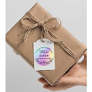 Custom Thank You Labels,Stickers for Business,Personalized Handmade,Homemade Seals of Weddings, Birthday Parties, Gifts,1.3 inch 450 Pack (Supporting Small Business)