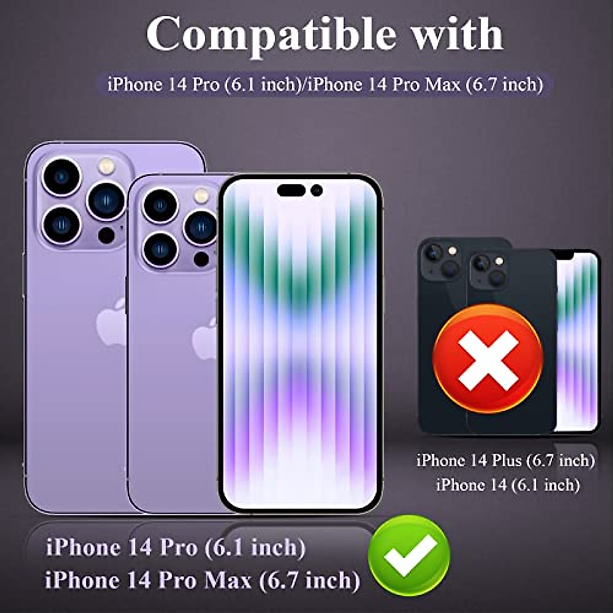 YWXTW [5 Pack] Designed for iPhone 14 Pro Max Camera Lens Protector, for iPhone 14 Pro Camera Lens Protector, Night Shooting Mode, Anti Scratch HD Clear 9H Hardness Tempered Glass