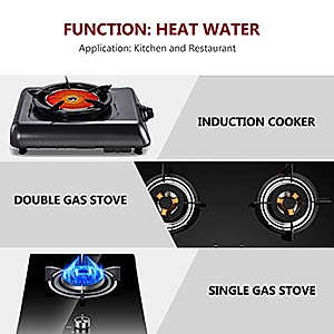 Happyyami Tea Kettle Stovetop Tea Pot Whistling Stovetop Tea Kettle Stainless Steel Stovetop Tea Kettle Whistling Teapot with Cool Touch Ergonomic Handle 3L Red Stovetop Teapot Tea Kettle