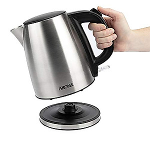 Aroma Housewares Housewares 1.0L / 4-cup Stainless Steel Electric Kettle (AWK-267SB)