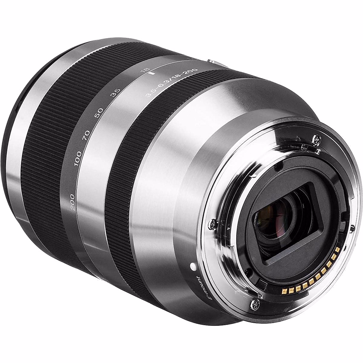 Sony Alpha SEL18200 E-Mount 18-200mm F3.5-6.3 OSS Lens (Silver)