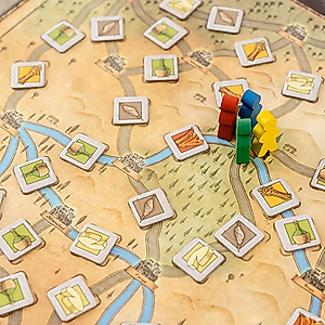 Capstone Games: Orleans, Strategy Board Game, Collect Tokens to Customize Your Strategy, Multiple Paths to Victory, 2 to 5 Players, Ages and 12 Up