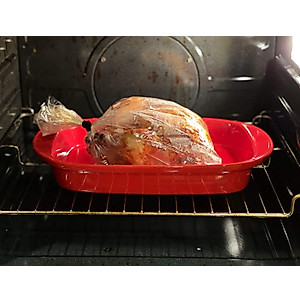 Sipa Multipurpose Oven Bags - 10" x 15" Baking Bags No Mess for smaller roasts or pieces of turkey Chicken Meat Ham Poultry Fish Seafood Vegetable (10)