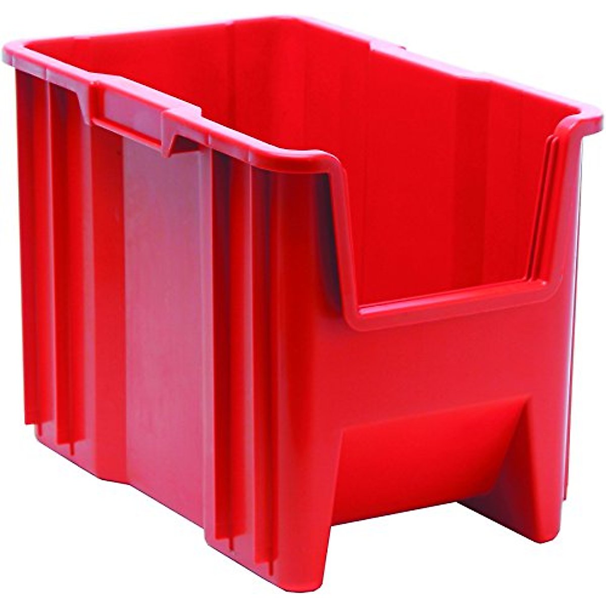 Quantum Storage Systems QGH600RD Giant Stack Container, 17.5" Length, 10-7/8" Width, 12.5" Height, Red, Pack of 4