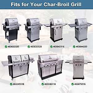 Adviace Grill Parts for Charbroil 463642316 463644220 463245518 463675016 463246118 463632320 463632520 463675016P1, Replacement Cooking Grate Infrared Emitter G362-2100-W1 for Charbroil Grills