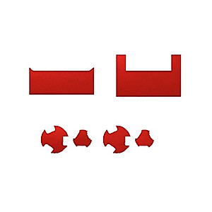 IPG for Cozmo Robot Face Screen Guard Decoration KIT Include Wheels&Body Set 7 Units Decals+2 Units Screen Protector (Red Pearl)