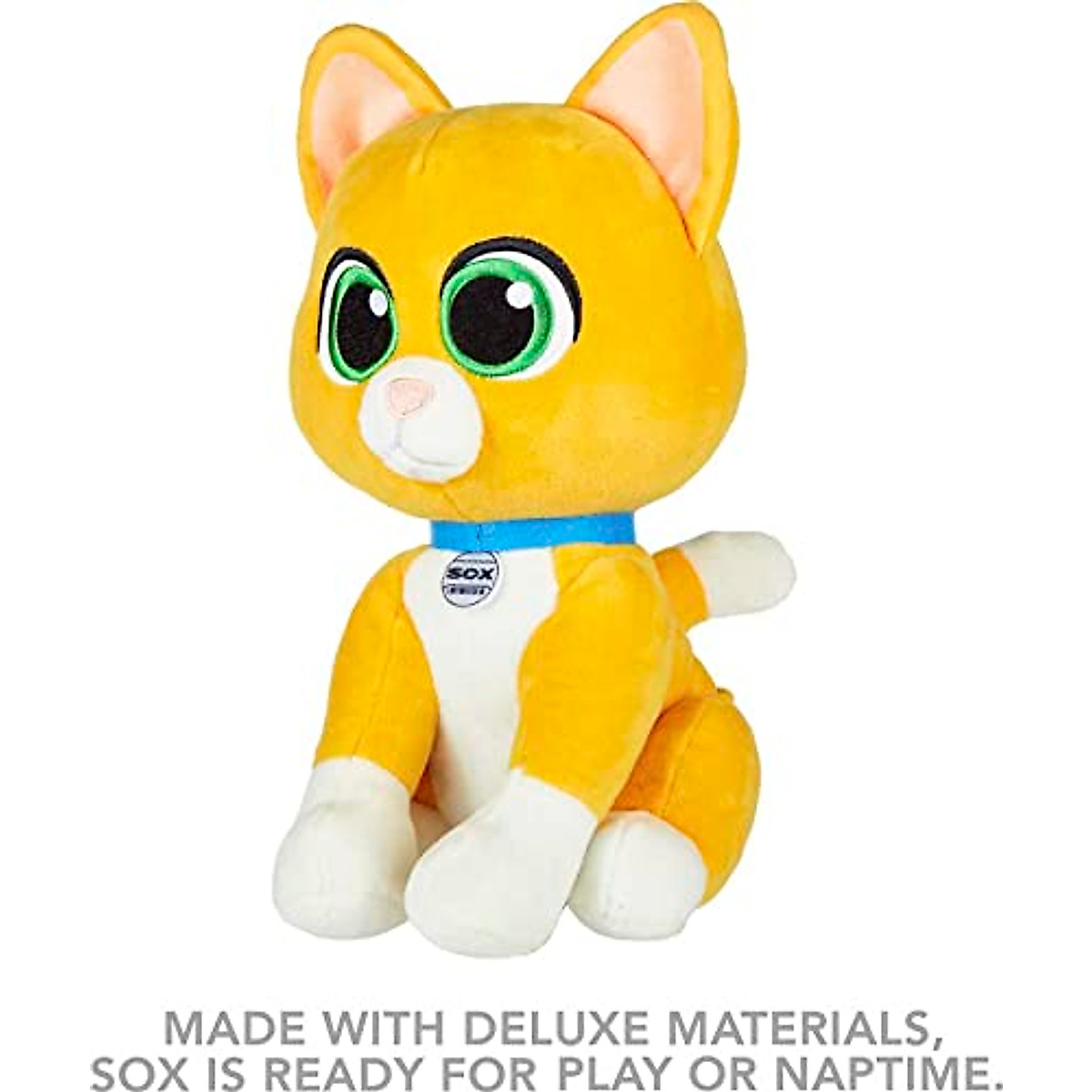 Mattel Lightyear Toys Sox Plush Cat Toy with Sound, 9-Inch Mission Pal Robot Soft Doll Inspired by Character (Amazon Exclusive)