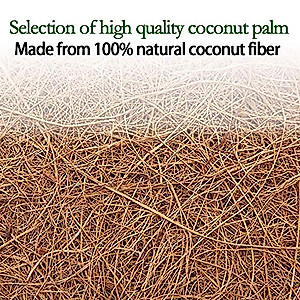 ZeeDix 3 Pcs Coconut Fibers Mulch Ring Tree Protector Mat,11.8 Inch 100% Natural Coco Coir Tree Protection,Tree Ring Mats Tree Disc Plant Cover for Indoor or Outdoor