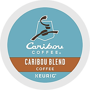 Caribou Coffee Caribou Blend, Single-Serve Keurig K-Cup Pods, Medium Roast Coffee, 12 Count (Pack of 6)