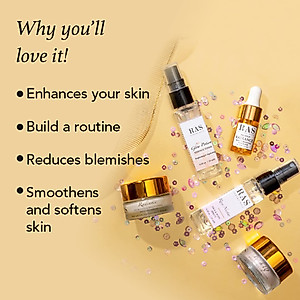 Quick Glow Kit, Hydrating Essence Toner, Exfoliating Face Cleanser, 24K Gold Face Elixir, Face Gel Serum, Face & Body Toner | Smoothens & Softens Skin, Deep Cleanser | Set of 5 - RAS LUXURY OILS