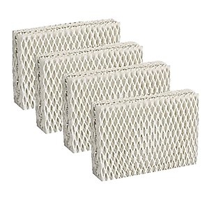 HOMFILBIT HDC12 Humidifier Replacement Wicks Filter Fit for Air-Care 4911 32-14911 Essick HD13030 HD1303 HD14060 HD1406 HD13050 HD1305 HD1407 HD1409 EA1407 ES12 Humidifiers (4 Pack)