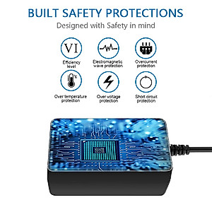 SHNITPWR 12V Power Supply 12 Volt 1A 12W AC/DC Power Adapter 100V ~ 240V AC to DC Converter 1000mA 800mA 500mA Transformer with 10 Tips 5.5x2.5 5.5x3.0 6.3x3.0 4.8x1.7 4.0x1.7 3.5x1.35 2.5x0.7mm