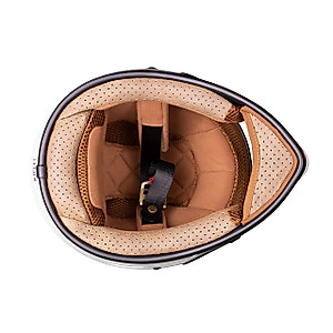 ROYAL M141 Full face Motorcycle Helmet - DOT Approved - Unisex, Classic, Elegant Design (Gloss Black, M)