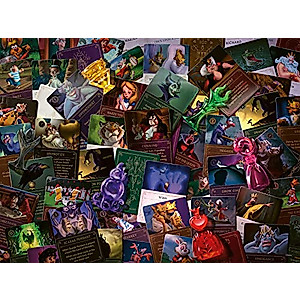 Ravensburger Disney Villainous: All Villains 2000 Piece Jigsaw Puzzle for Adults - Every Piece is Unique, Softclick Technology Means Pieces Fit Together Perfectly