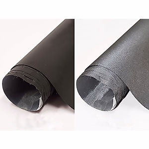 Reflective Lightweight Sports/Safety High Visibility Fabric 55" Wide/Sold by The Yard (Non-Stretch, Black)