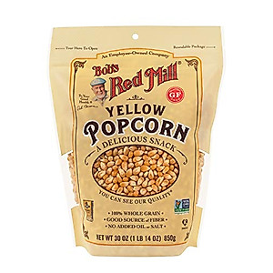 Bob's Red Mill Whole Yellow Popcorn, 30-ounce (Pack of 4)