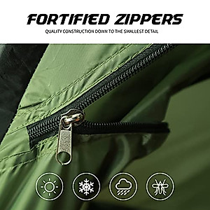 H&ZT Bike Storage Tent Shed, 6.5' Outdoor Cover for Bike, Lawn Mower Garden Tools, Waterproof Bike Storage Tent Shed Bike Shelter