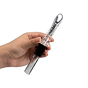 Cork Pops Nicholas VinOair Wine Aerator, Black, 6 Inch