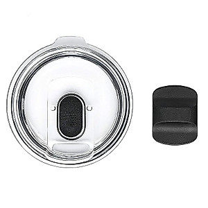 Rambler 20 oz. Stainless Steel Vacuum Insulated Tumbler w/MagSlider Lid there are two layers, Reusable Travel Drinking Mug Cup Hot and Cold Tea Coffee Ice beer for Car Office Desk Home (BLUE)