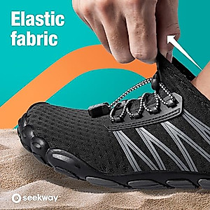 SEEKWAY Water Shoes for Women Adult Quick-Dry Aqua Sock Barefoot Men for Beach Swim River Pool Lake Hiking Kayaking Surfing