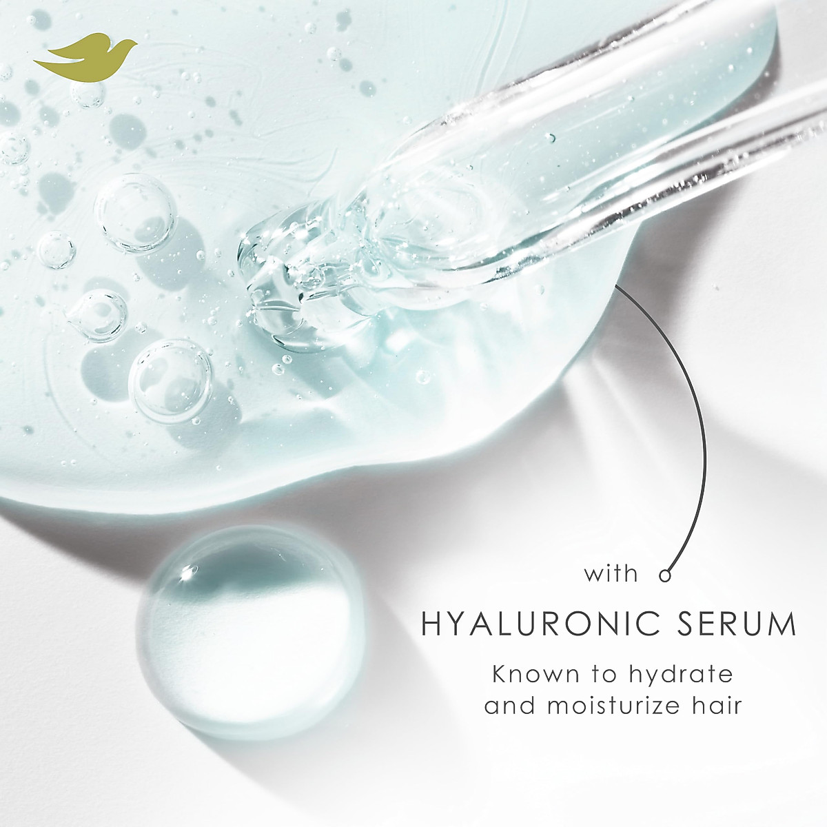 Dove Damage Therapy Shampoo Daily Moisture for Dry Hair with Bio-Protein Care Technology and Hyaluronic Serum 12 Fl Oz