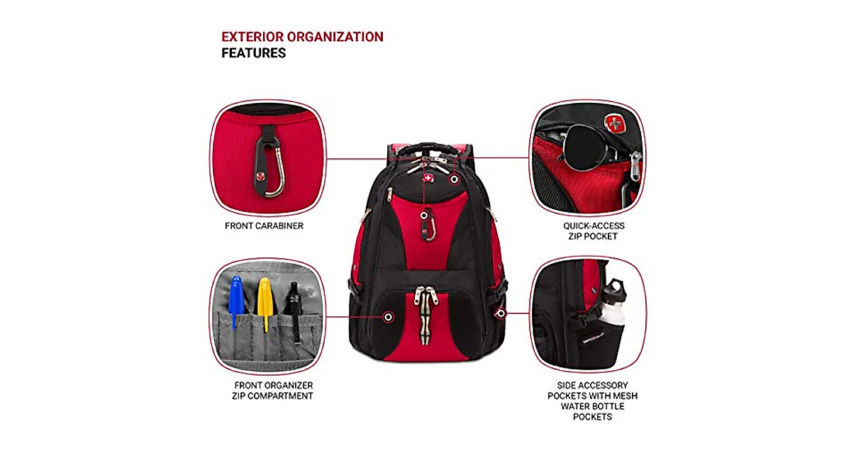 SwissGear 1900 ScanSmart TSA Backpack for 17-Inch Laptops