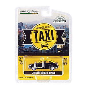 Greenlight 30282 2013 Chevy Cruze - Santiago, Chile Taxi (Hobby Exclusive) 1:64 Scale Diecast