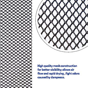 Clothespin Holder Bag Outdoor, Large-capacity Mesh Clothespin Storage Organizer with Hook, Drawstring Closure, Ventilation and machine washable for storing clothes clips, socks and toys