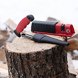 INTERTOOL Fixed Blade Knife, 4-inch, Stainless Steel Blade, Outdoor Bushcraft Knife with Sheath, Ideal for Hunting, Camping and Survival HT08-0536