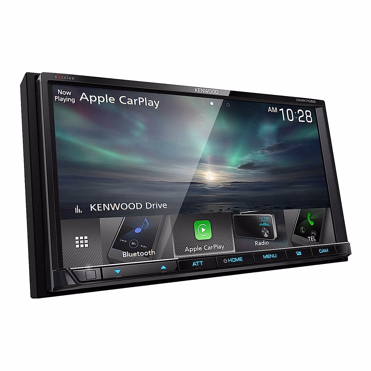 Kenwood DMX706S Digital Media Receiver with Wired CarPlay (Renewed)