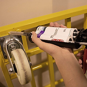 Dual Epoxy Gun for 200 mL/6.75 fl oz (2:1 Mix Ratio) Double Cartridge Panel Bond 08115-08116 （Scarlet & Black）