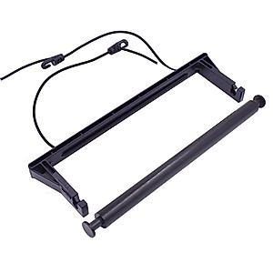 YYST Hanging Paper Towel Holder Portable Paper Towel Holder for RV, Camping,Tent, Grill, Garage, Car Backseat, Fence, Patio Umbrella, Beach Umbrella, etc with 2 Hooks (1)