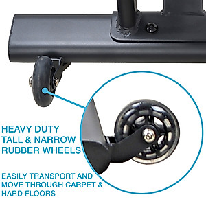 EFITMENT Indoor Cycle Bike, Magnetic Cycling Trainer Exercise with Belt Drive, LCD Monitor and Pulse Monitor (40 LB Flywheel)