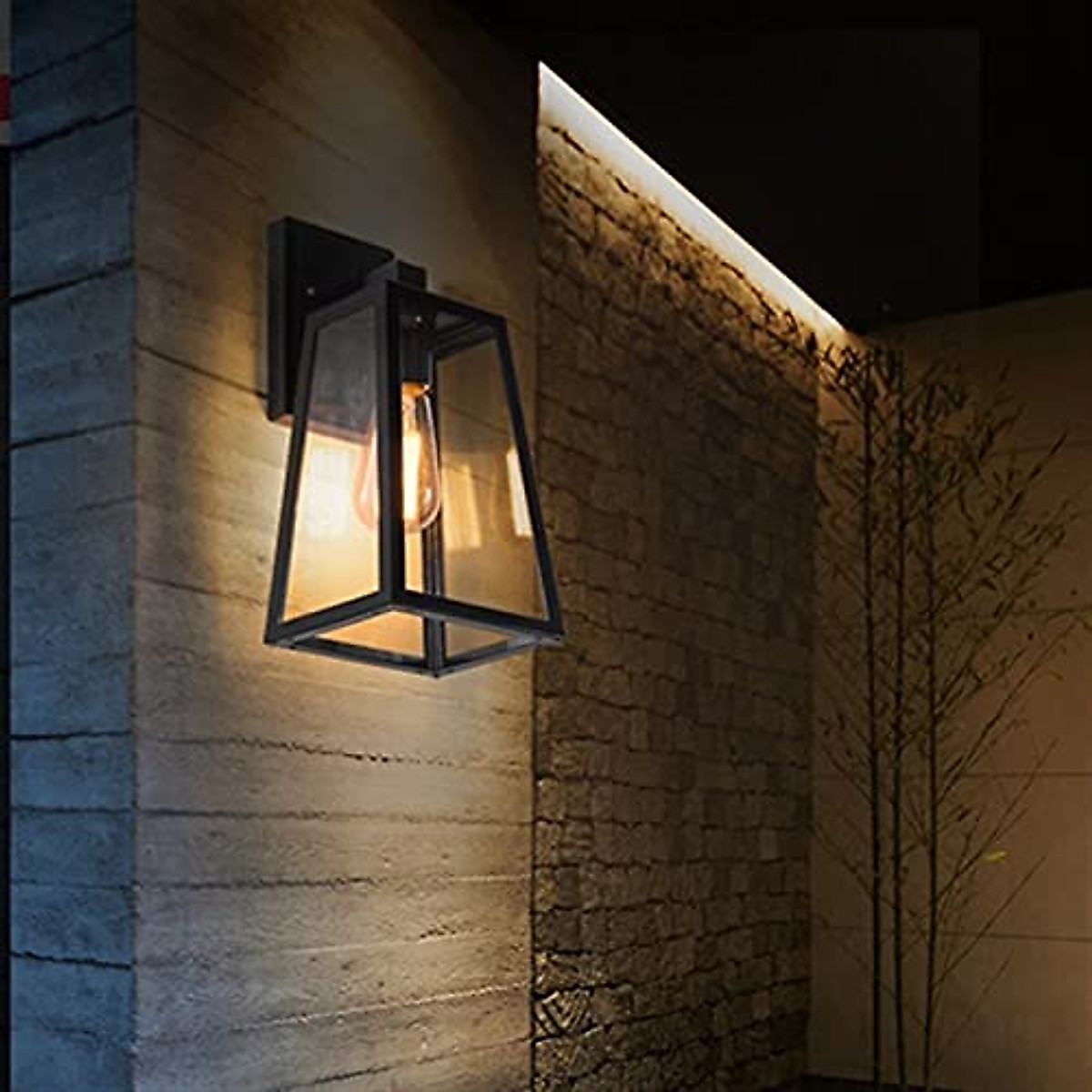 European wall light Outdoor Wall Lamp Die-casting Aluminum Lamp Body Waterproof Rust Outdoor Wall Lights American Simple Garden Lamp Aisle Balcony Door Exterior Wall Home Villa Garden Courtyard Wall S