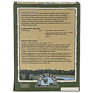 Down to Earth Organic White Oyster Shell OMRI, 5 lb