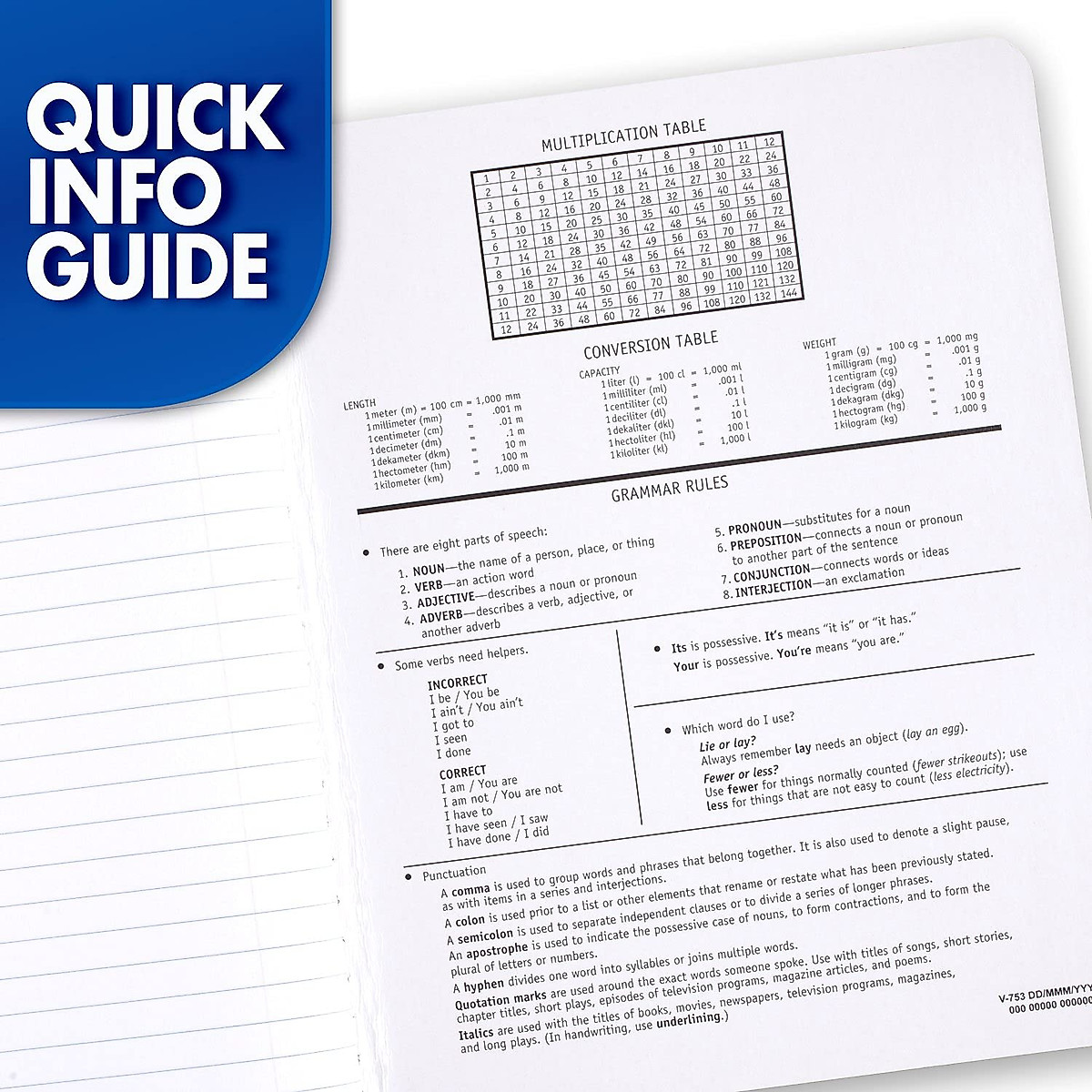 Mead Composition Notebooks, 3 Pack, College Ruled Paper, 9-3/4" x 7-1/2", 100 Sheets per Notebook, Black Marble (38111)