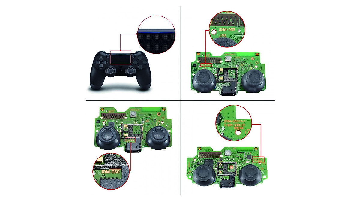 eXtremeRate Blue Dawn Remap Kit for PS4 Controllers | eSports Ready