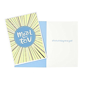 Hallmark Tree of Life Bat Mitzvah and Bar Mitzvah Boxed Cards Assortment (Bat and Bar Mitzvah Congratulations, 12 Greeting Cards and Envelopes)
