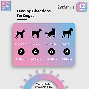 All-in-One Dog Vitamins & Supplements - Dog Multivitamin Supplement for Joint Support, Digestion, Skin, & Coat - Plus Omega-3, 6, 9 - Ultimate Daily Vitamin for Dogs - Made in USA, 120 Soft Chews