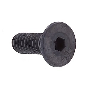 Prime-Line 9173071 Socket Cap Screws, Flat Head, Hex (Allen) Drive, #8-32 X 1/2 in, Black (50 Pack)