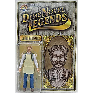 Dime Novel Legends 1/18 scale (4" tall) old west action figure Saloon Bartender