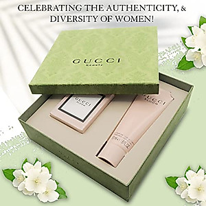 Gucci Bloom Eau De Parfum and Scented Lotion Gift Set Perfume for Women 1.6 oz and Perfumed Lotion for Women 1.6 oz