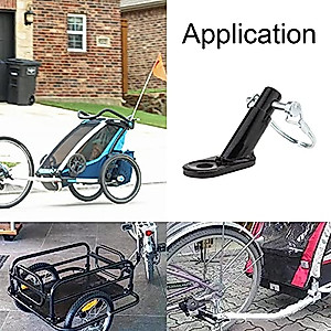 Bike Trailer Coupler for Kids Bike Trailer Hitch Adapter Attachment Cycling Coupler Accessories for Child Pet Cargo Instep Bike