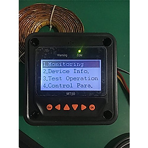 EPEVER Remote Meter MT50 for MPPT Solar Charge Controller LCD Display Monitoring Setting Reading for Tracer-AN, Triron-N, XTRA Series Regulator (MT-50 Remote Meter)
